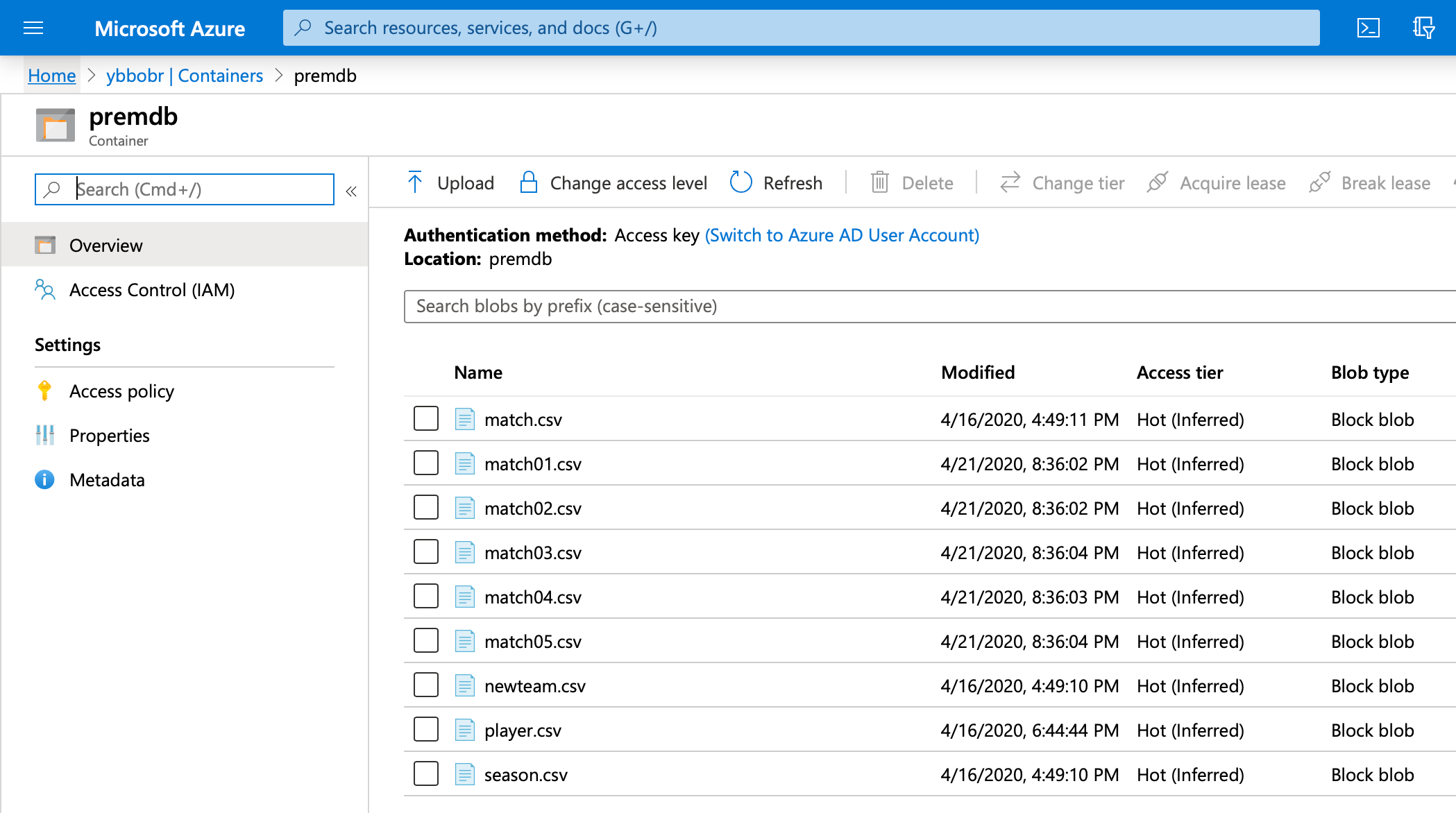 Loading from Azure Blob Storage | Yellowbrick Data